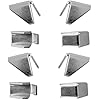 Amazon.com: 4 Pieces-Removable Metal Shelf Support Clips Inside Storage ...