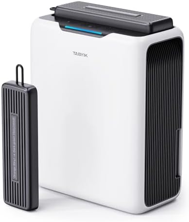 Amazon.com - TABYIK Dehumidifiers for Home, 101oz Dehumidifier & 2pack ...
