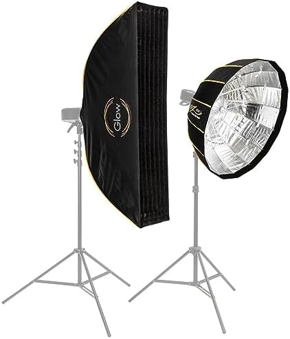 Amazon.com : Glow EZ Lock Beauty Dish Softbox Portrait Kit Includes 34 ...