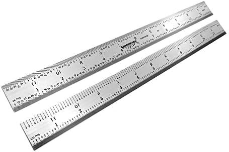 Shinwa H101-C 300 mm Rigid "Zero Glare" Metric Machinist Ruler/Rule ...