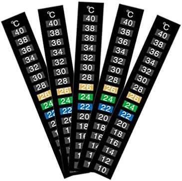 POPETPOP Traditional Stick-on Digital Temperature Thermometer Strip ...