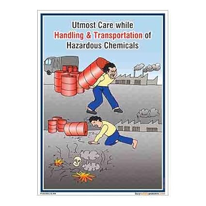 buysafetyposters.com - Chemical Handling Transport Poster In English ...