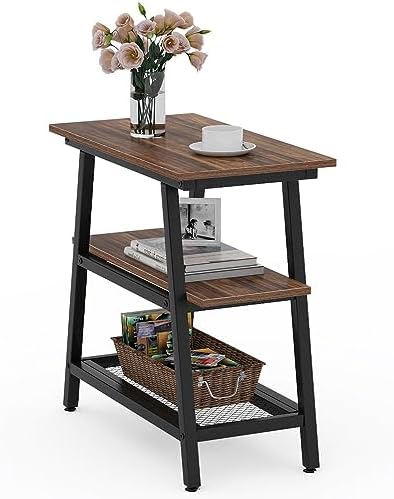 Amazon.com: LITTLE TREE End Table, 3-Tier Narrow Side Table for Living ...