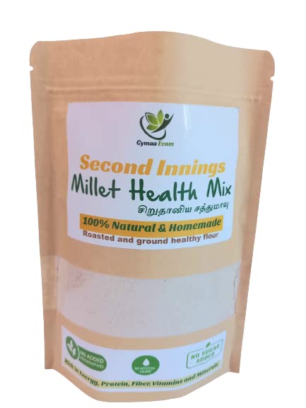 Second Innings Millet Health Mix 400gm | 100% Natural Multigrain Drink ...