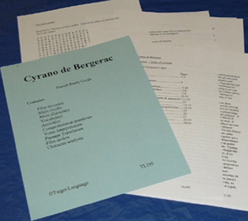 Amazon.com: Cyrano de Bergerac-French Study Guide to accompany the ...