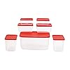 Buy All Time Plastics Polka Container Set, 7 Pieces, Red Online at Low ...