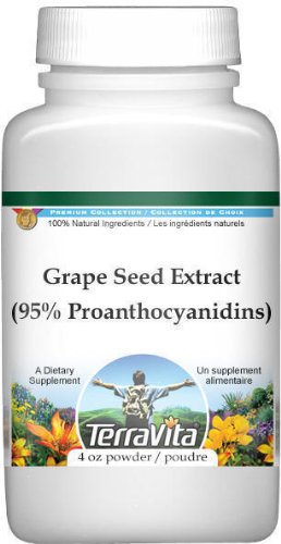 Amazon.com: Grape Seed Extract (95% Proanthocyanidins) Powder (4 oz ...