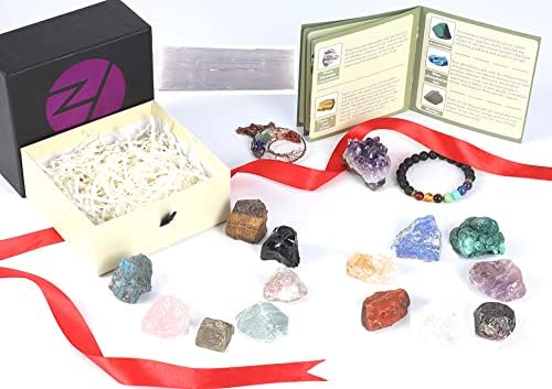 Amazon.com: Healing Crystals Set,18PCS Crystal Healing Stones Kit ...