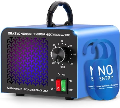 Amazon.com: 120,000mg/h Ozone Generator, High-Capacity Ozone Odor ...