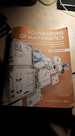 Amazon.fr - foundations of mathematics with geometry, trigonom - Livres