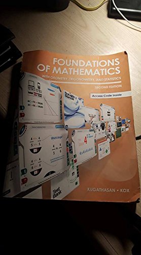 foundations of mathematics with geometry, trigonometry, and statistics ...