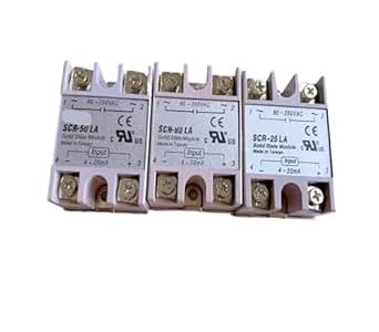Amazon.com: SCR-10LA SCR-25LA SCR-40LA SCR-50LA SCR-75LA Solid State Relay Module Control 4-20mA ...