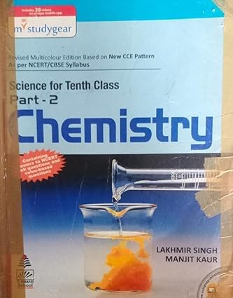 Science Chemistry Part 2 Class 10 By Lakhmir Singh (Second Hand & Used Book) (S) : Ncert: Amazon ...