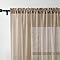 Amazon.com: Melodieux Tan Beige Sheer Curtains 84 Inches Long for ...