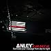 Amazon.com - ANLEY 5 X 3 inch Thin Red Line US Flag Decal - Black White ...