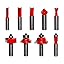 Freud 91-100 13 Piece Super Router Bit Set, 1/2-Inch Shank : Amazon.de ...