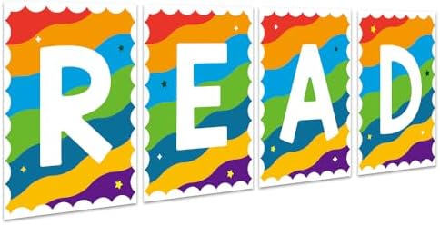 Amazon.com: Lachilly Reading Decorations Poster for Classroom Read Sign ...