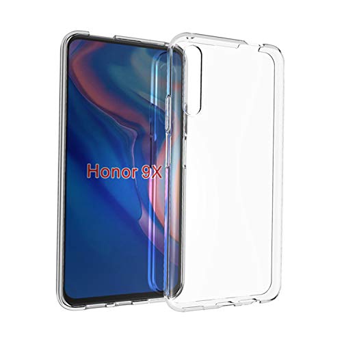Soezit Back Cover Plain Rubber Back Cover for Honor 9X (Transparent ...