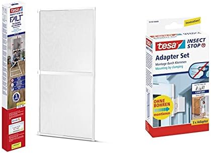tesa Insect Stop Folding Door - Foldable Aluminium Frame with Fly ...