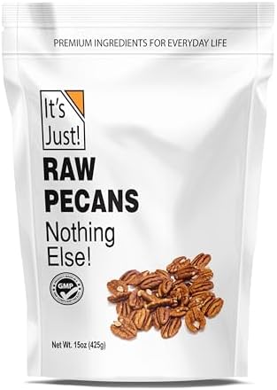Amazon.com : It's Just - Raw Pecans Halves, Unsalted, Jumbo XL, Ready ...
