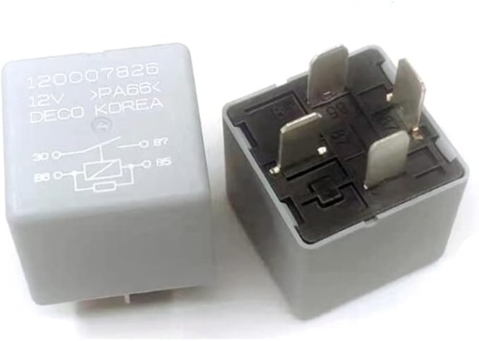 Amazon.com: BIRGI Relay 120007826 12VDC DC12V 12V 12A 4PIN Relay (Size ...