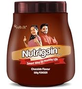 Nutrigain Plus Ayurvedic Weight Gainer Supplement Powder for Men Women ...