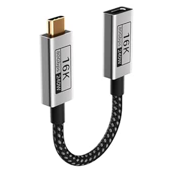 Amazon.com: UPPDEFFST Short USB C Extension Cable 1FT Compatible with ...
