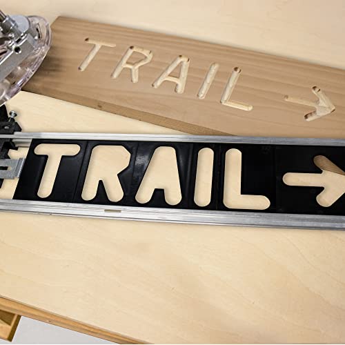 Milescraft 2207 1.5in. & 2.5in. Arrow and Symbol Templates for Sign PRO ...