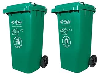 Fiable Cleantech 120 Liter | Color options available | Dustbin with ...