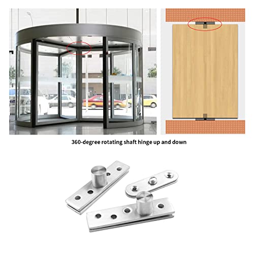 OTOTEC 8Pcs 360 Degree Door Pivot Hinge Center Pivot Hinges with Fixing ...