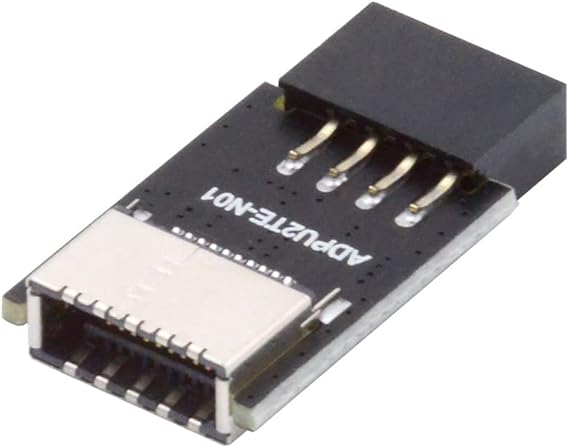 NFHK USB 3.1 Front Panel Socket Key-A Type-E to USB 2.0 9Pin 10Pin ...