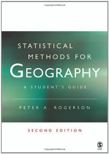 Statistical Methods for Geography: A Student′s Guide: Amazon.co.uk ...