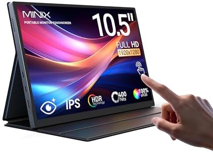Amazon.com: MINIX SF10T Portable Monitor 10.5 inch Touchscreen Laptop ...