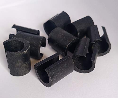 Chair Bush Black Colour (Curve Type) (ID-14mm,OD-19mm)[10 pcs] : Amazon ...