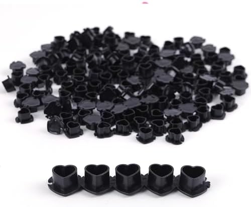 Amazon.com: OFEYLE 200PCS Tattoo Ink Caps Heart Shaped Tattoo Ink Cups ...