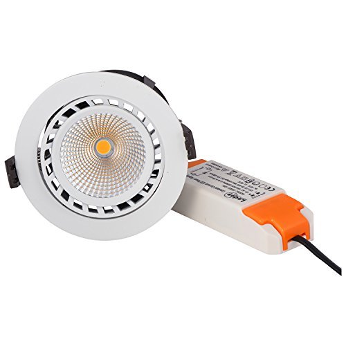 Buy Ledos LED Recessed COB Spot Light 12W - (13.5 cm * 13.5 cm, White ...