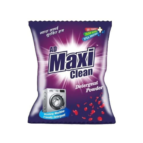 Ad Maxi Clean Detergent Powder (3 Kg - Pack of 1) Whiteness Boosters ...