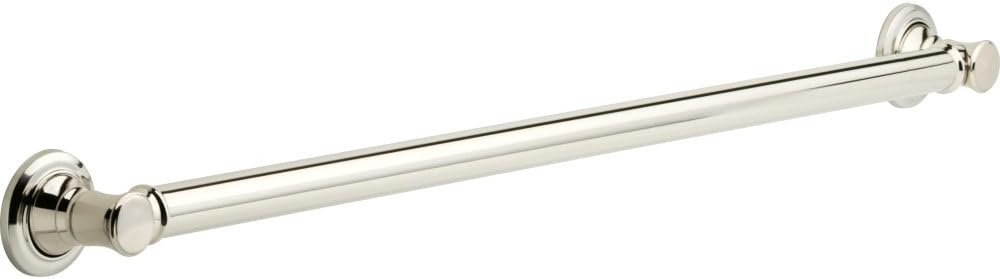 Amazon.com: Delta Faucet 41636-PN Traditional Decorative Grab Bar, 36 ...