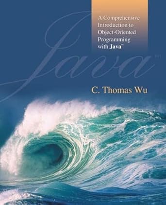 A Comprehensive Introduction to Object-Oriented Programming with Java : Wu, C. Thomas: Amazon.in ...