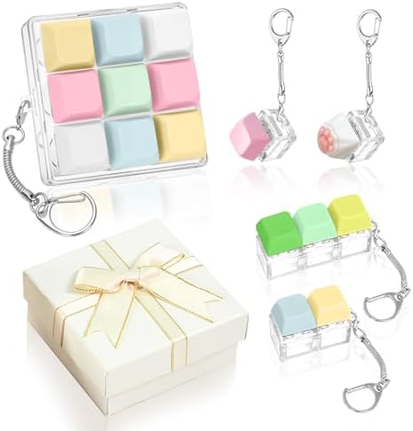 5 Pcs Keyboard Fidget Toy for Adults Kids, Funny Stress Relief Clicker ...