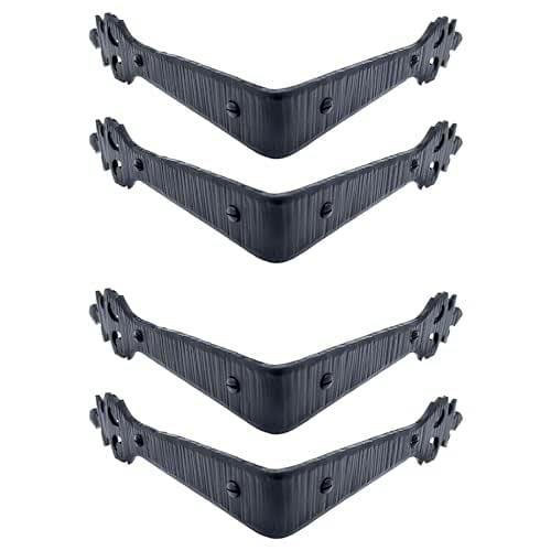 Amazon.com: 4 Pack - 6 Inch Metal Corner Bracket for Furniture - Black ...