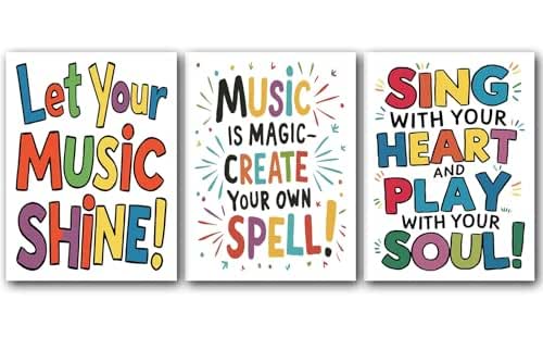 Amazon.com: Let Your Music Shine, Music is Magic, Sing with Soul ...