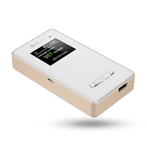 GlocalMe FirstG Mobile Hotspot Portable WiFi with Micro SIM Card Slot ...