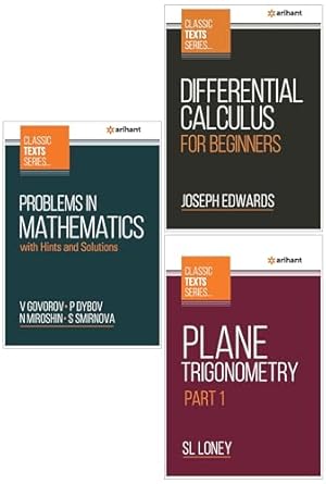 Buy Problems In MATHEMATICS with Hints and Solutions & PLANE TRIGONOMETRY Part-1 & Differential ...