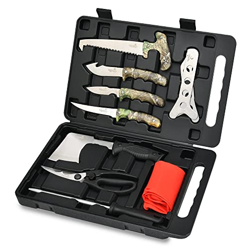 Snapklik.com : Field Dressing Kit Hunting Knife Set, 11-Piece Portable ...