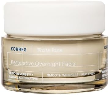 Amazon.com: KORRES White Pine Restorative Overnight Facial Cream, Night ...