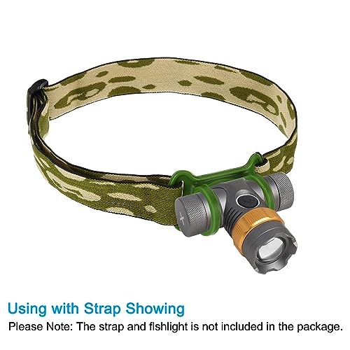 Silicone Headlamp Holder for Outdoor Camping and Riding