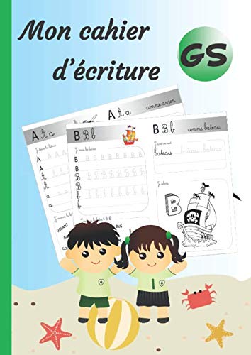 Cahier Decriture Gs Cahier Decriture Cursive Majuscules Et Minuscules ...