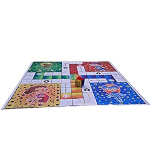 Buy Atpata Funky Jumbo Ludo Mat Game (10x10 Feet) Super Hero Theme with ...