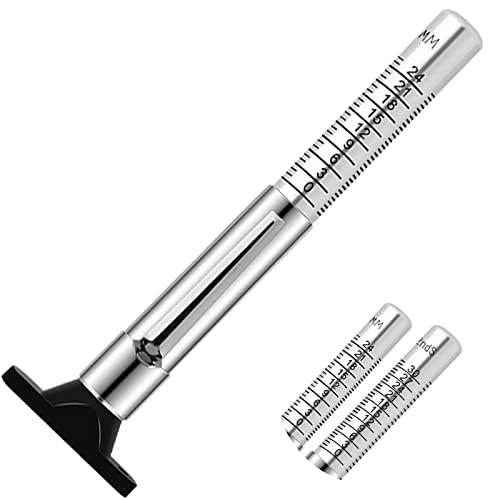 Tyre Tread Depth Gauge UK, GODESON Stainless Steel Tyre Tread Depth ...